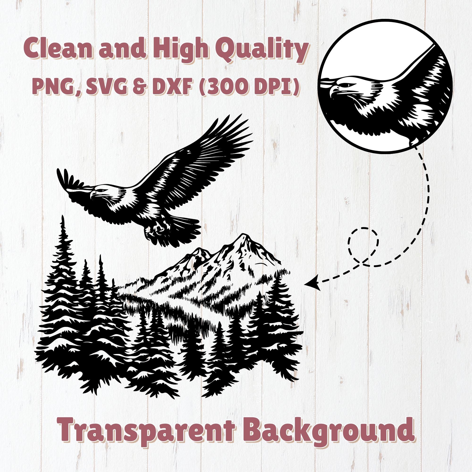 Forest Scenery Landscape SVG Bundle - Wilderness Camping Silhouette ...
