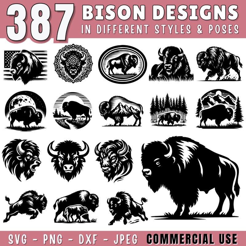 Red Bison Art - Etsy UK