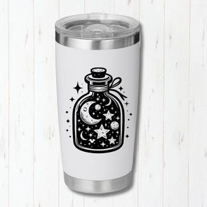 Mystical Cat and Moon SVG Bundle | Witchy Cat Designs Clipart | Moon ...