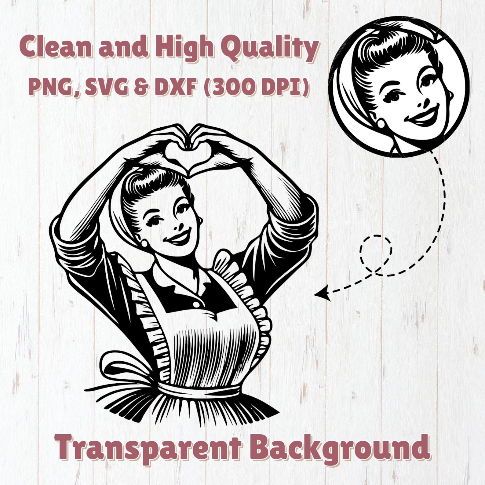Retro Housewife SVG Bundle, Funny Sarcastic, 1950s Atomic & Vintage ...