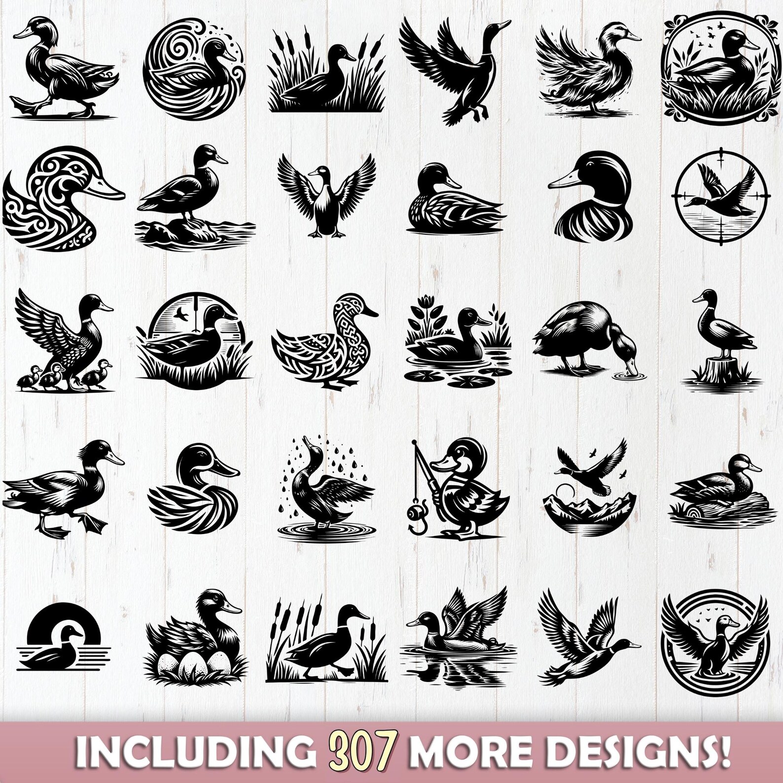 Duck SVG Bundle | Farm Duck Clipart | Rubber Duck Svg | Duck Hunting ...