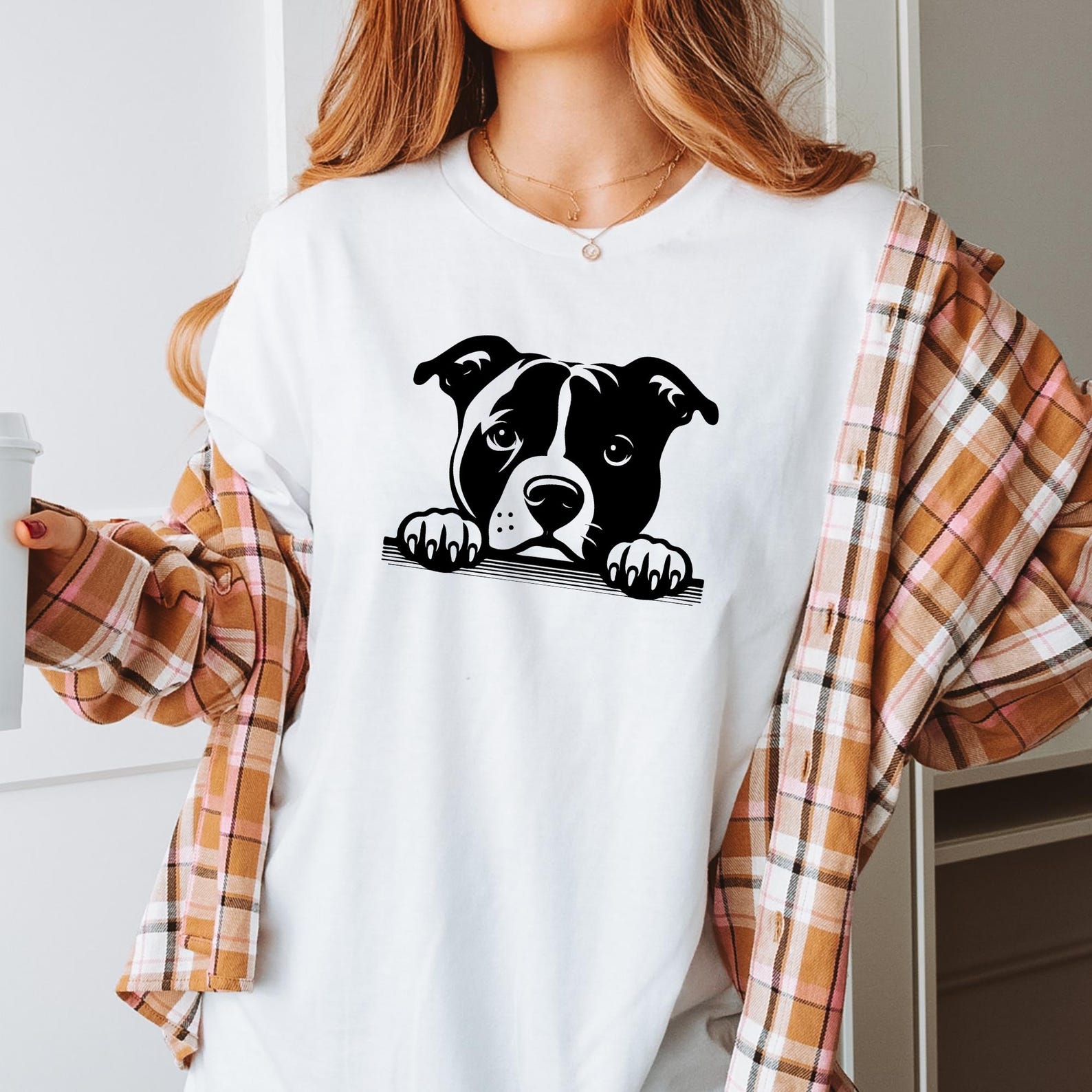Staffordshire Bull Terrier SVG Bundle | Peeking & Silhouette Staffy ...