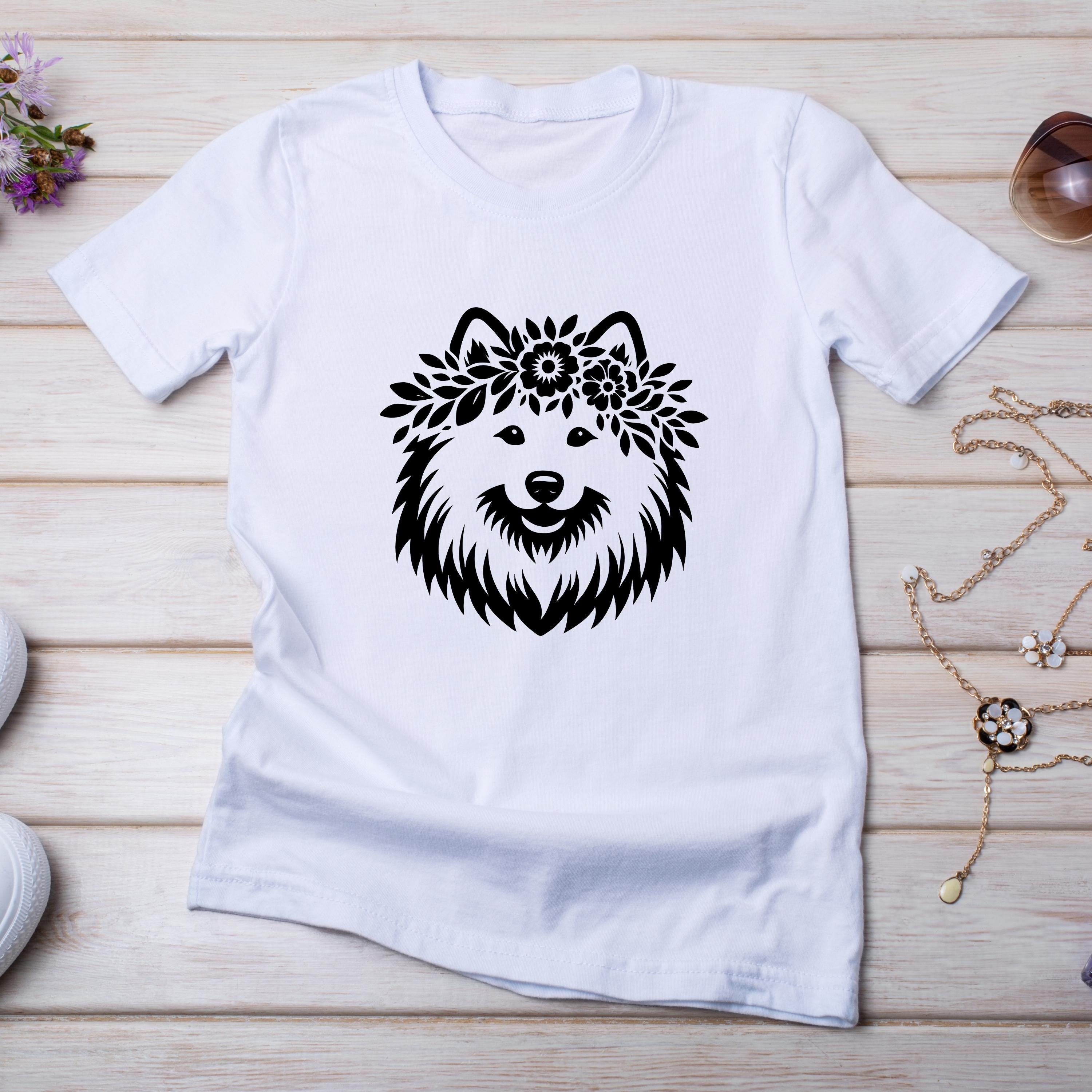American Eskimo Dog SVG Bundle, Peeking & Fluffy Eskie Clipart, Eskie ...