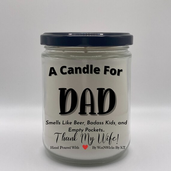 A Candle for Dad Fathers Day Gift Father's Day Gift - Etsy