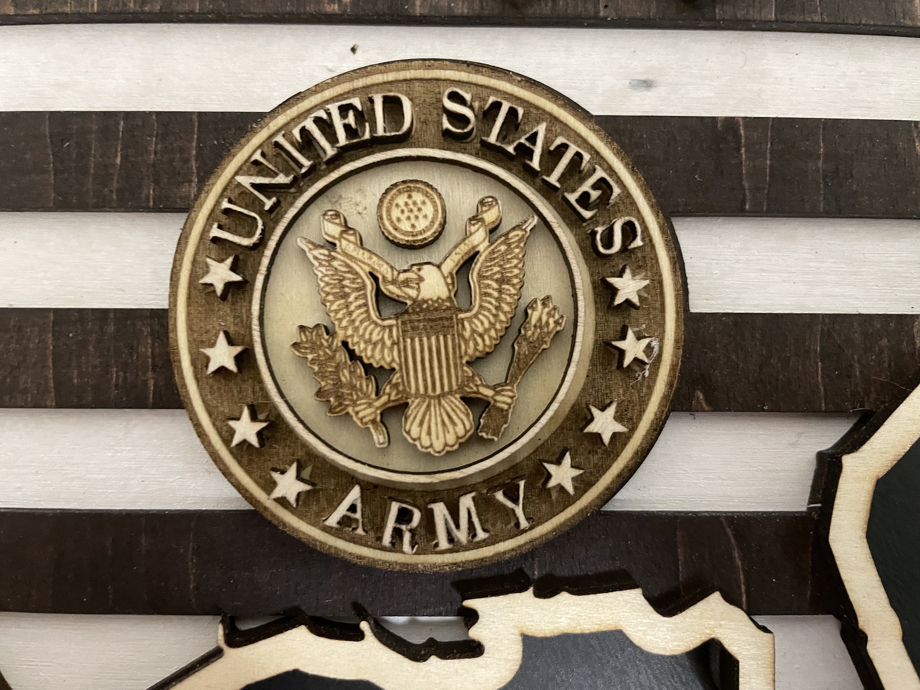 Laser Cut 3 Layered Navy USA File SVG, Dxf Digital Download Diode ...