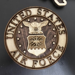 Laser Cut 3 Layered Army USA File SVG, Dxf Digital Download Diode ...