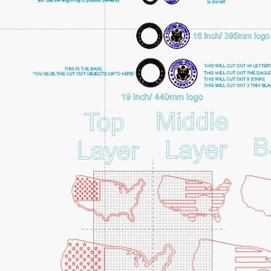 Laser Cut 3 Layered Army USA File SVG, Dxf Digital Download Diode ...