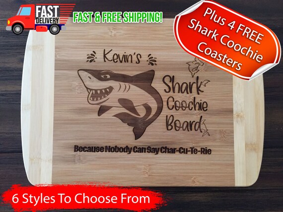 Shark Coochie Board Shark Cuterie Board Because No One Can - Etsy