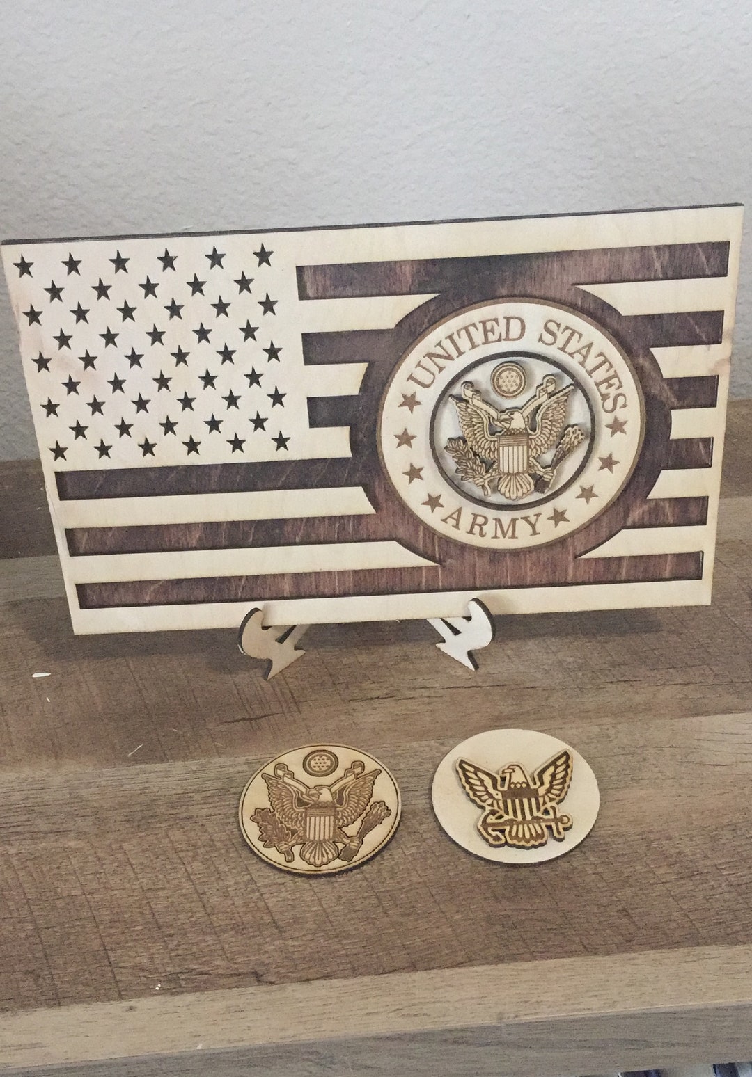 Laser Cut Layered Army Flag, SVG, DXF, Digital Download, Diode Lasers ...