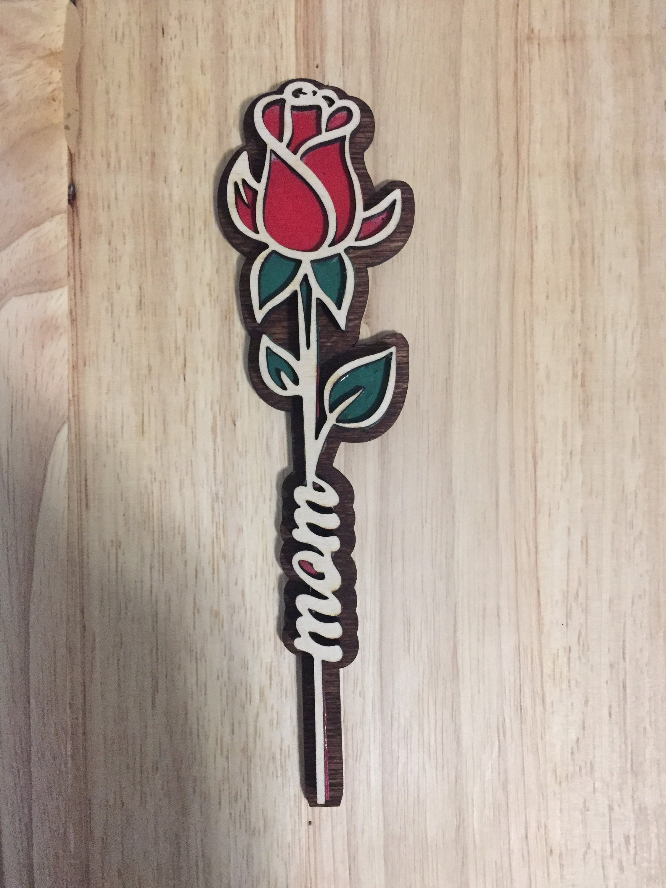 Laser Cut Layered Rose, SVG, Dxf, PNG, Digital Download, Cut File for ...