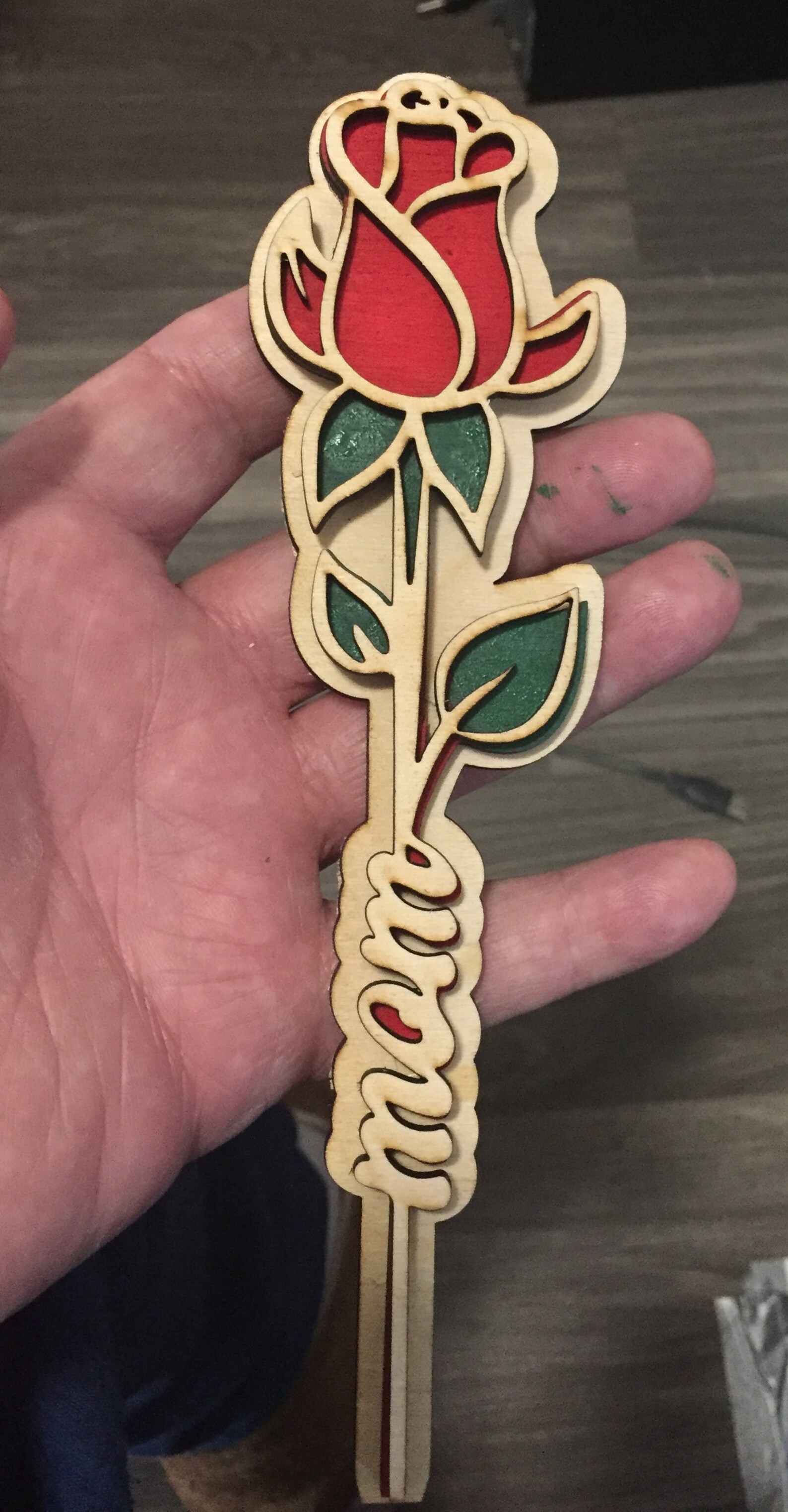 Laser Cut Layered Rose SVG Dxf PNG Digital Download Cut - Etsy