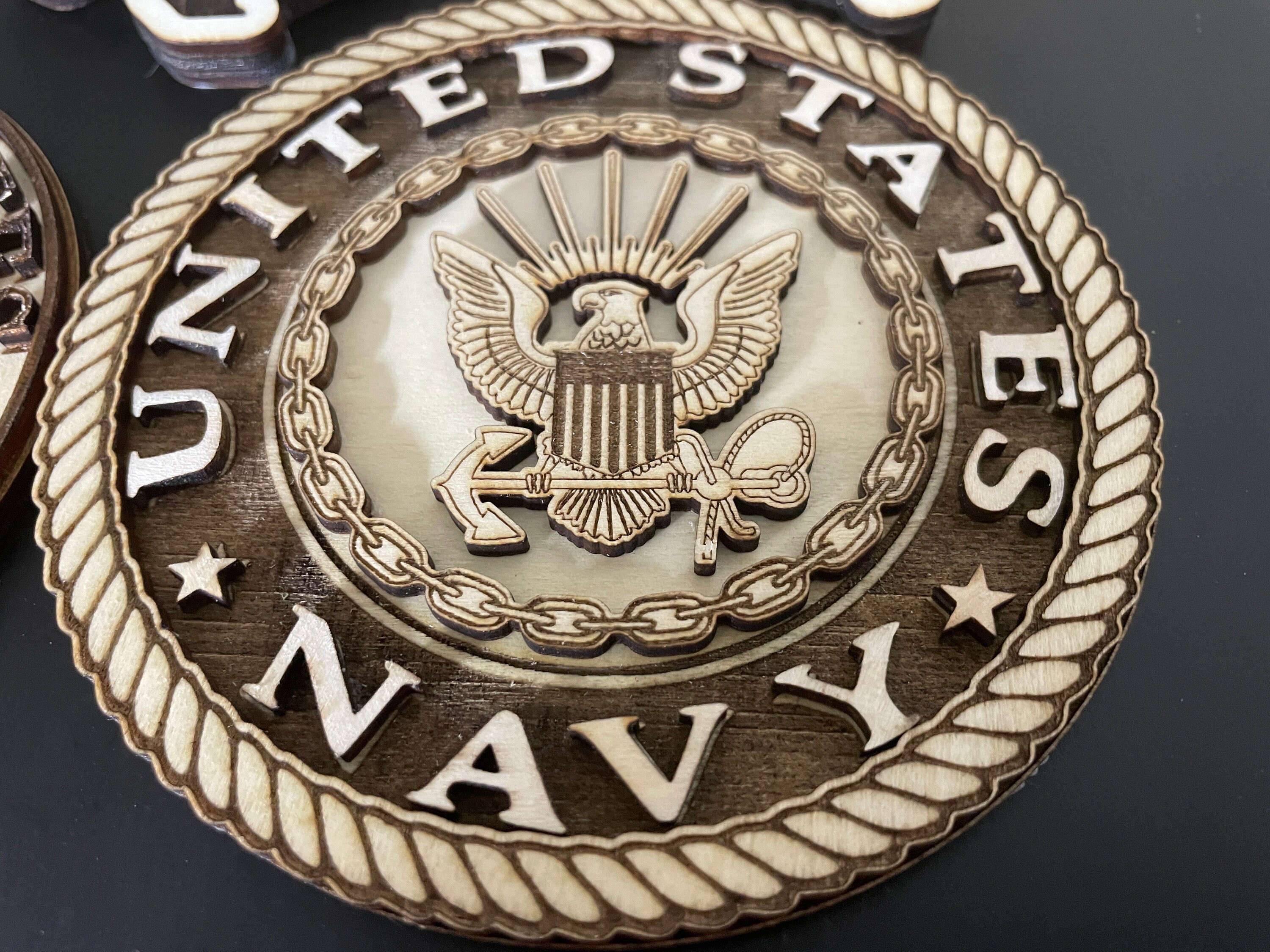 Laser Cut 3 Layered Army USA File SVG, Dxf Digital Download Diode ...