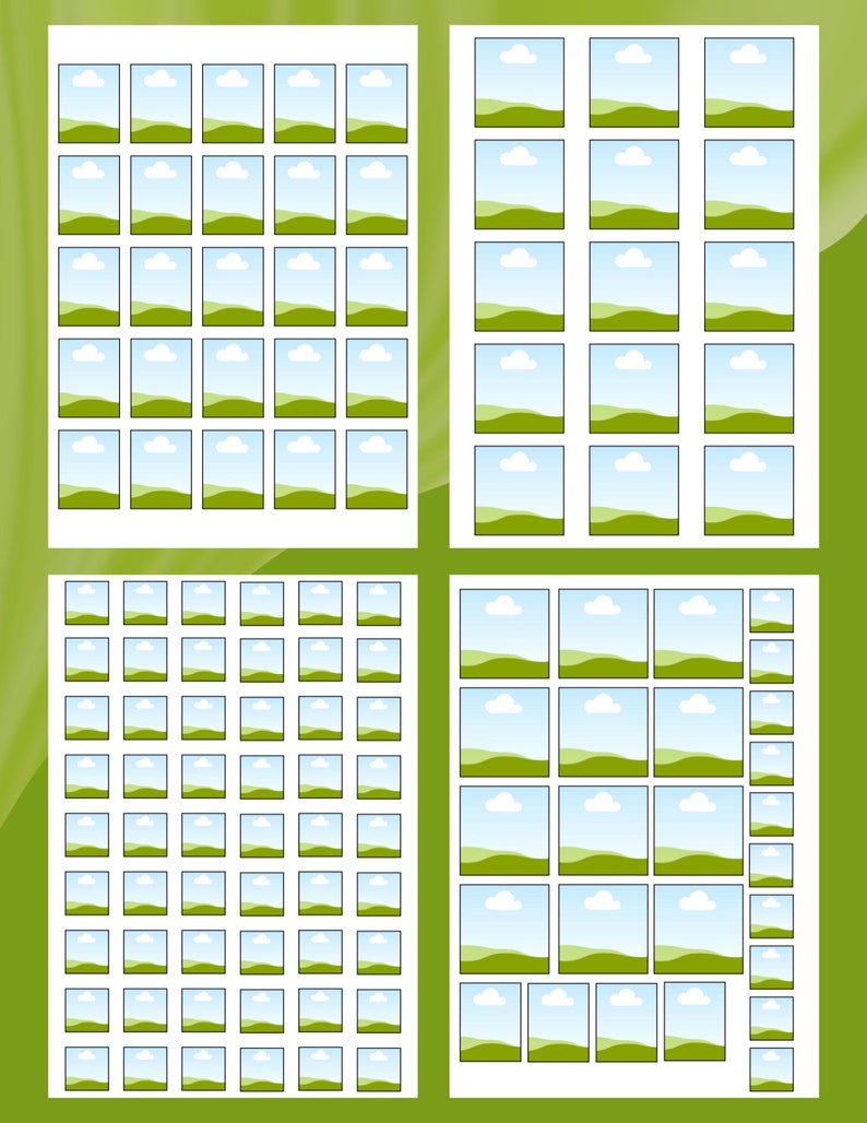 Formal Picture Template for Printing | 1x1 2x2 Passport Size ID | Drag ...