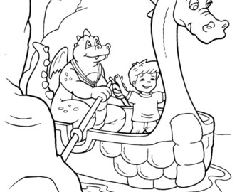 Dragon Tales Printable Coloring Pages