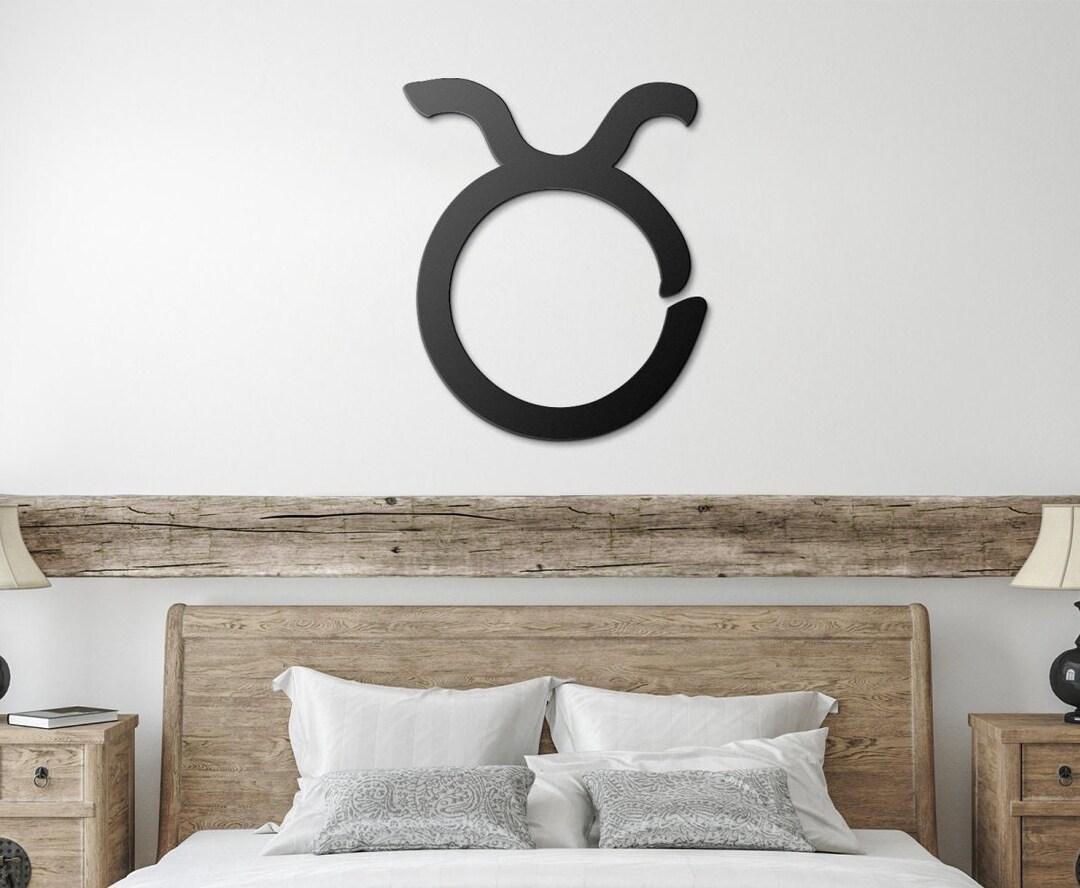 Taurus Zodiac Sign Metal Wall Art Taurus Wall Decor Taurus Metal Wall ...