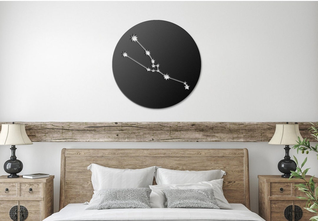 Taurus Constellation Metal Wall Art Taurus Birthday Gift Taurus Gift ...