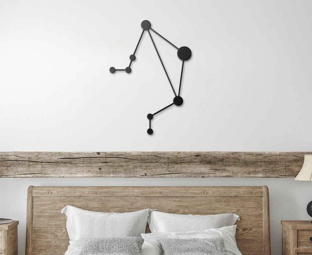 Libra Constellation Wall Art Libra Birthday Gift Libra Zodiac Metal ...