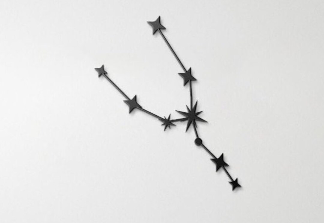Taurus Constellation Wall Art Taurus Birthday Gift Taurus Astrology ...