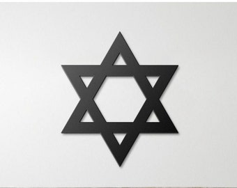 Metal Art Star of David - Etsy