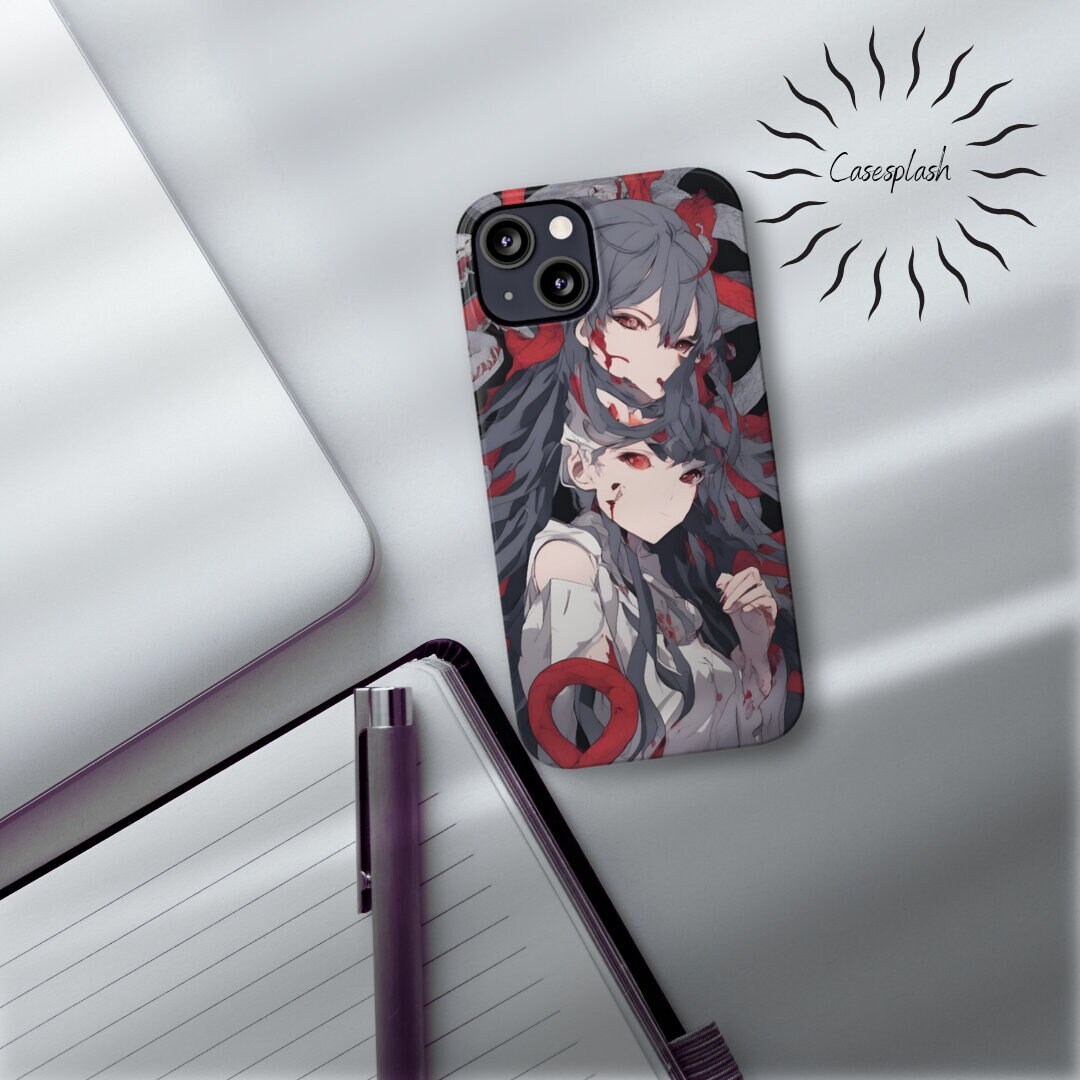 Anime Inspired Demonic Goth Girl Gothic Phone Case Gothcore Altcore ...