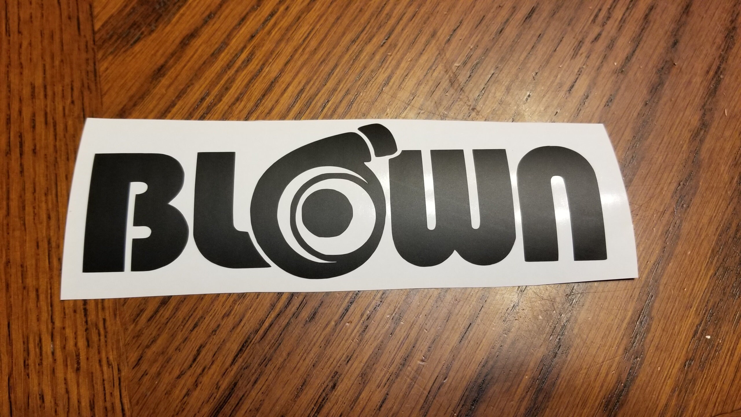 BLOWN Turbo Vinyl Decal Drag Race Street Car - Etsy