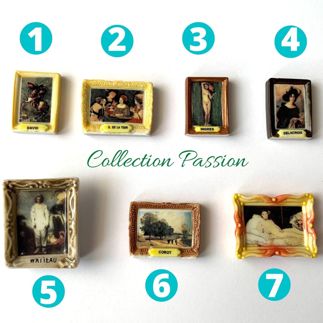 Miniature PAINTING PORCELAIN, Choose Your Feve Tiny Ceramic Mini Home ...