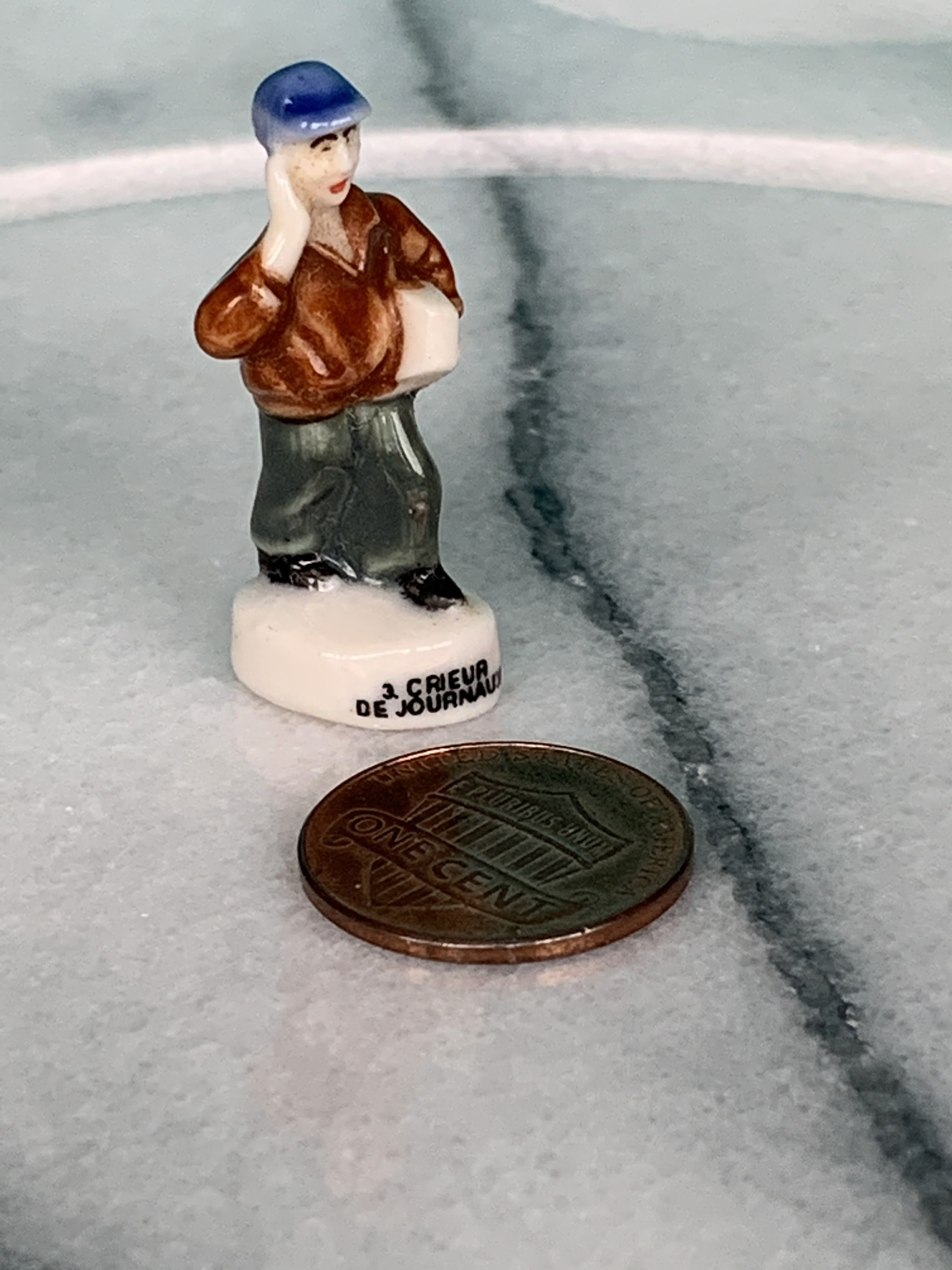 FRENCH FEVES Miniature Figure Mini Ceramic Figurines Perfect - Etsy