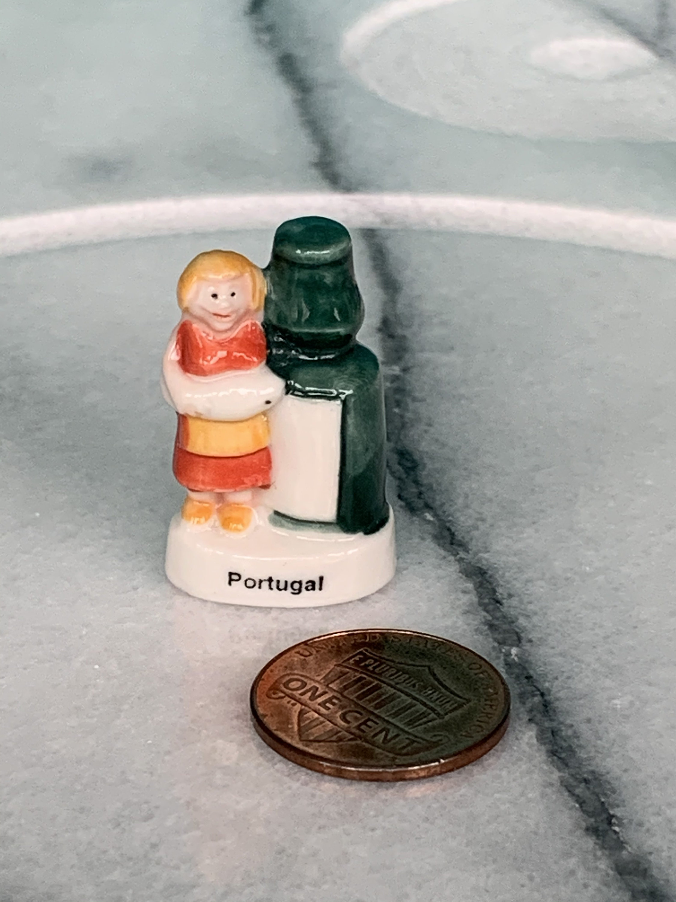 FRENCH FEVES Miniature Figure Mini Ceramic Figurines Perfect - Etsy