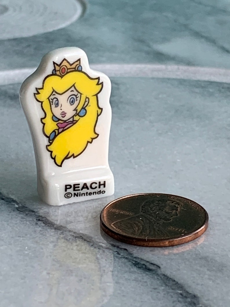 Miniature SUPER MARIO BROS Porcelain Figurine Bean of Your - Etsy