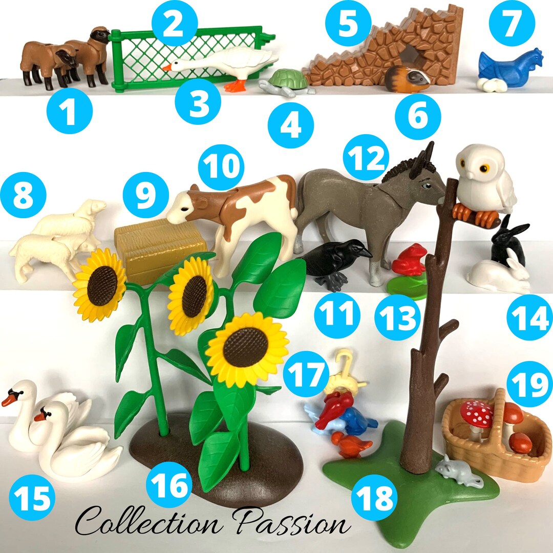 DONKEY ANIMAL Farm Gifts PLAYMOBIL Pick One Swan Decor Sheep and ...