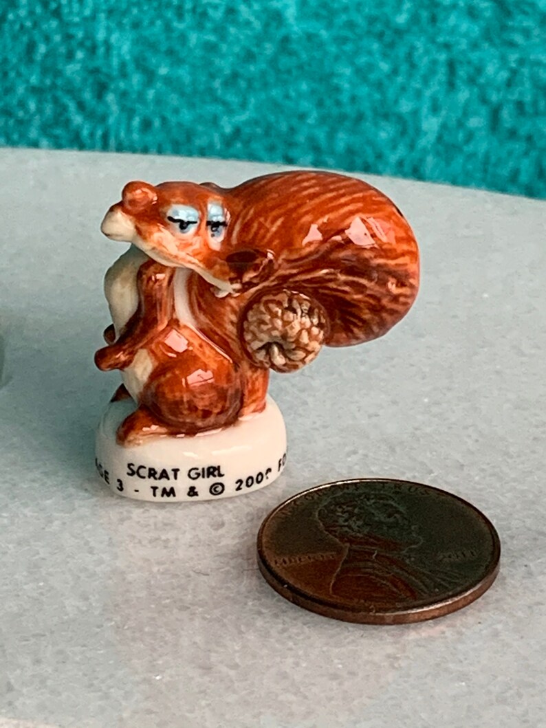 Bean of Your Choice ICE AGE GLACE Scrat Miniature Porcelain Sid Mini ...