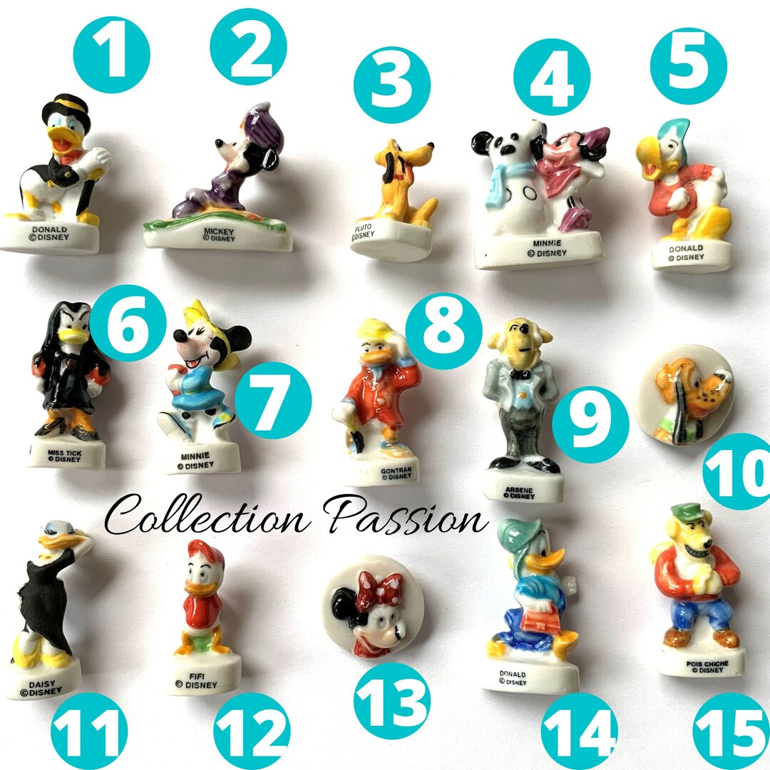 FEVE MICKEY and FRIENDS Mouse Cake Topper, Ceramic Figurine, Mini ...