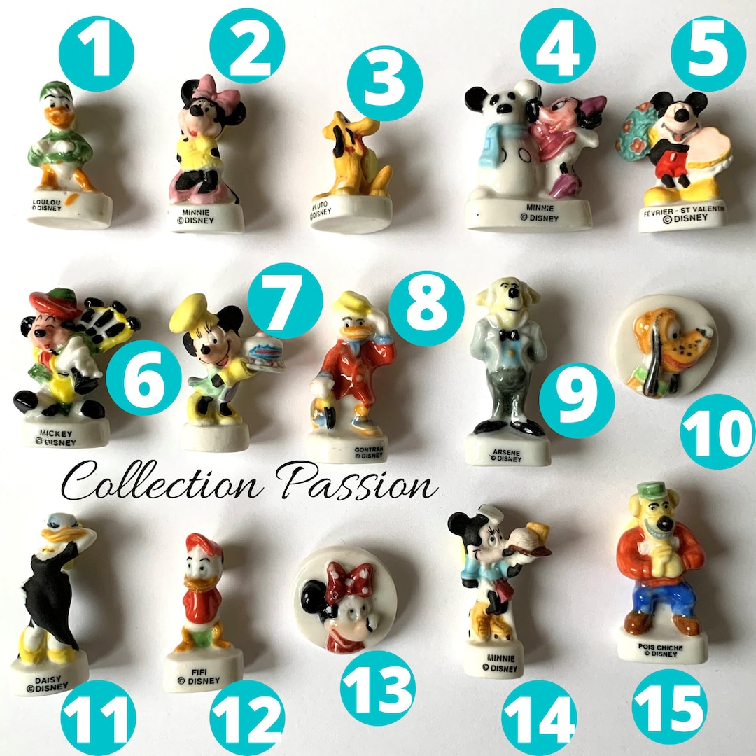 FEVE MICKEY and FRIENDS Mouse Cake Topper, Ceramic Figurine, Mini ...