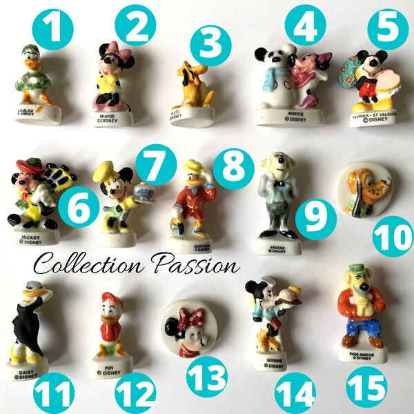 Mickey Mouse and Friends Figurine - Etsy
