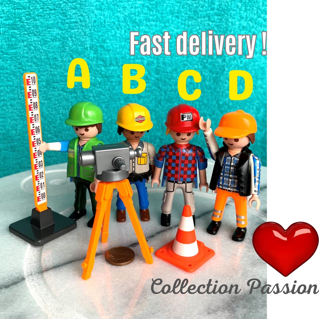 QUANTITY SURVEYOR Gift Playmobil Construction Figure, Topographer With ...
