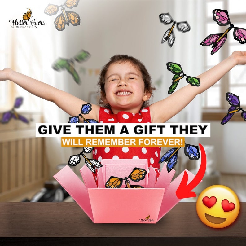 Butterfly Surprise Box With Flying Butterflies – Unique Gift Box for ...