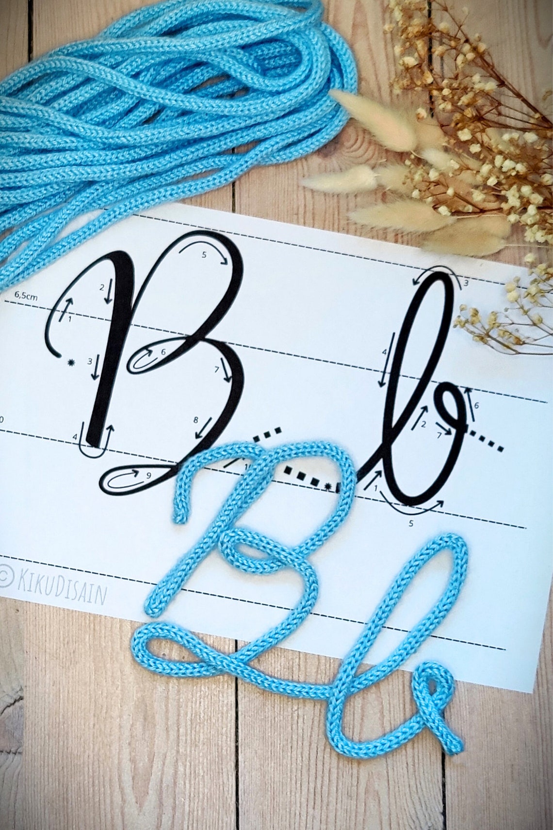 Printable Letter Templates for Knitted Wire, Uppercase and Lowercases ...