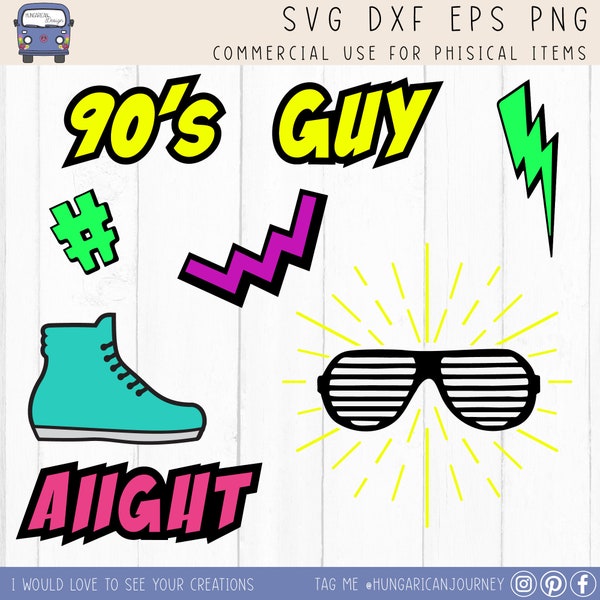 90s Cartoon Svg - Etsy