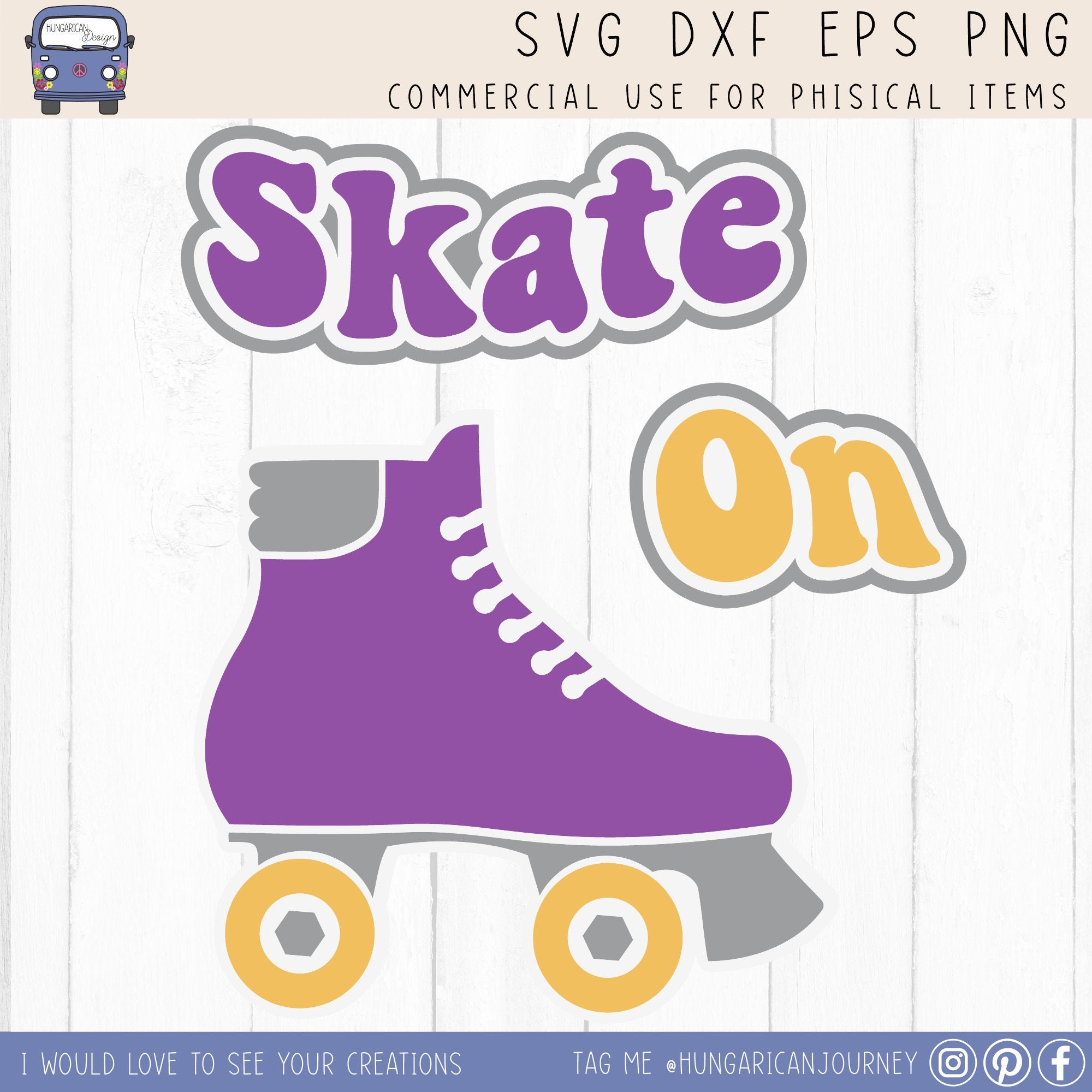 Purple Roller Skate Clip Art