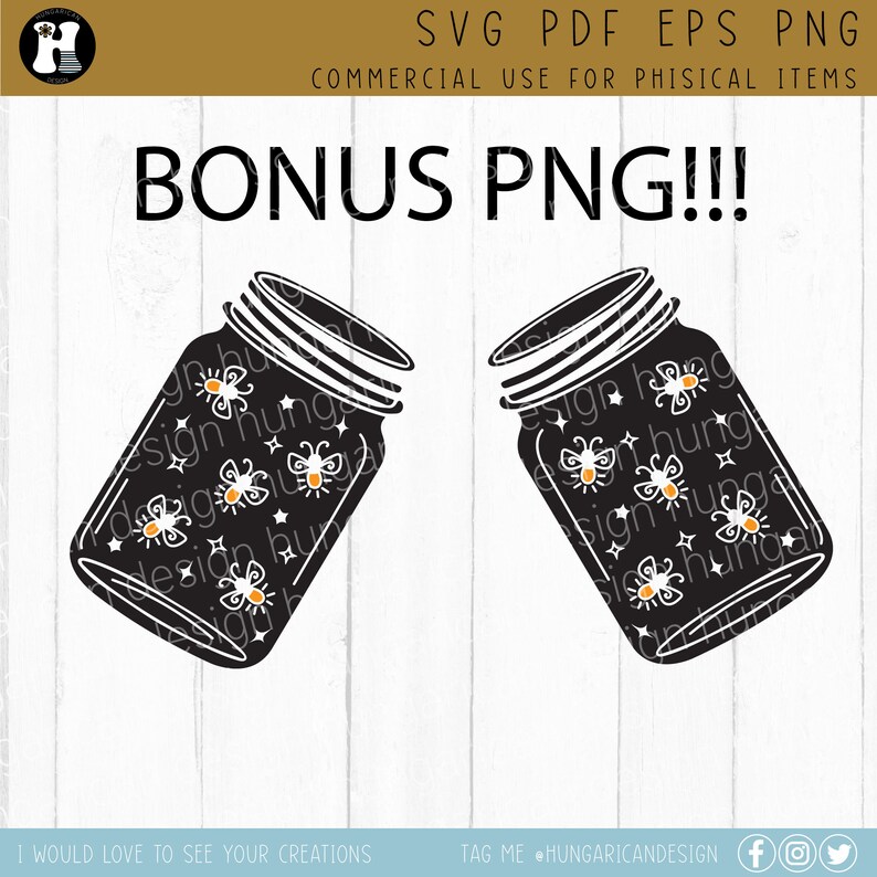 Lightning Bugs in a Mason Jar SVG, Bug SVG, Front Porch Decor Ideas ...