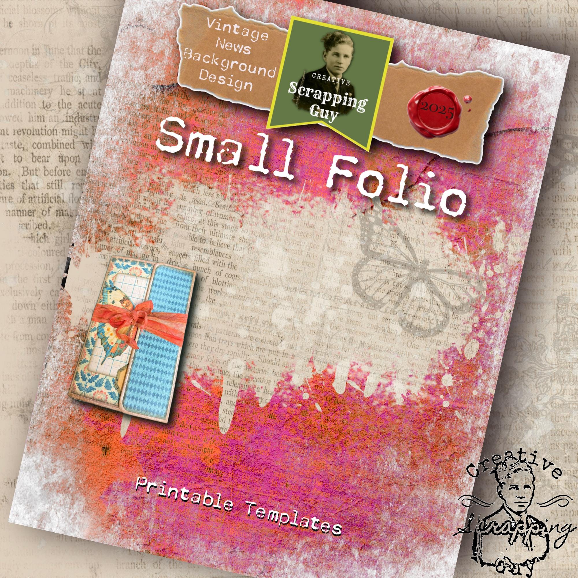 Small Folio Templates --vintage News - Etsy
