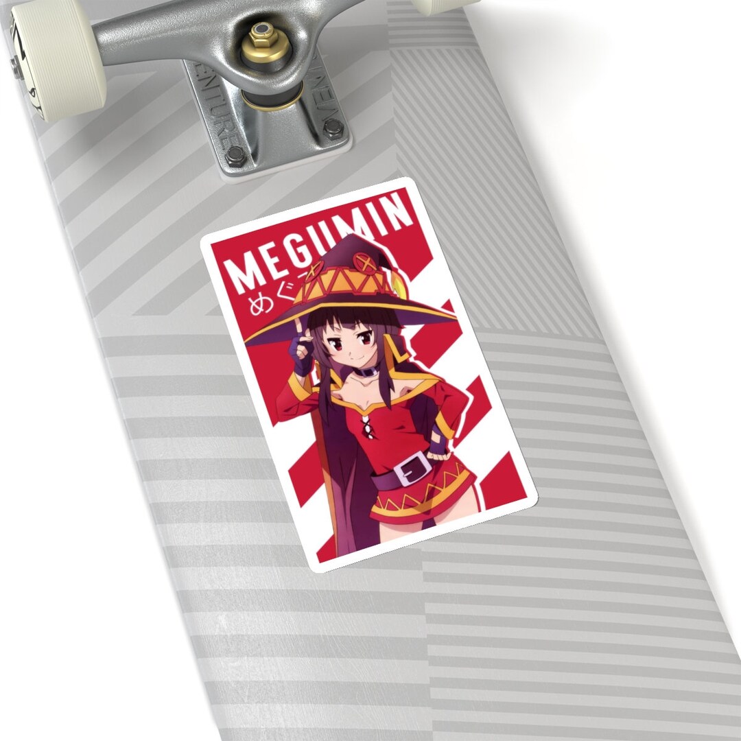 Megumin Konosuba Sticker, Anime Sticker, Anime Girl Sticker, Konosuba ...
