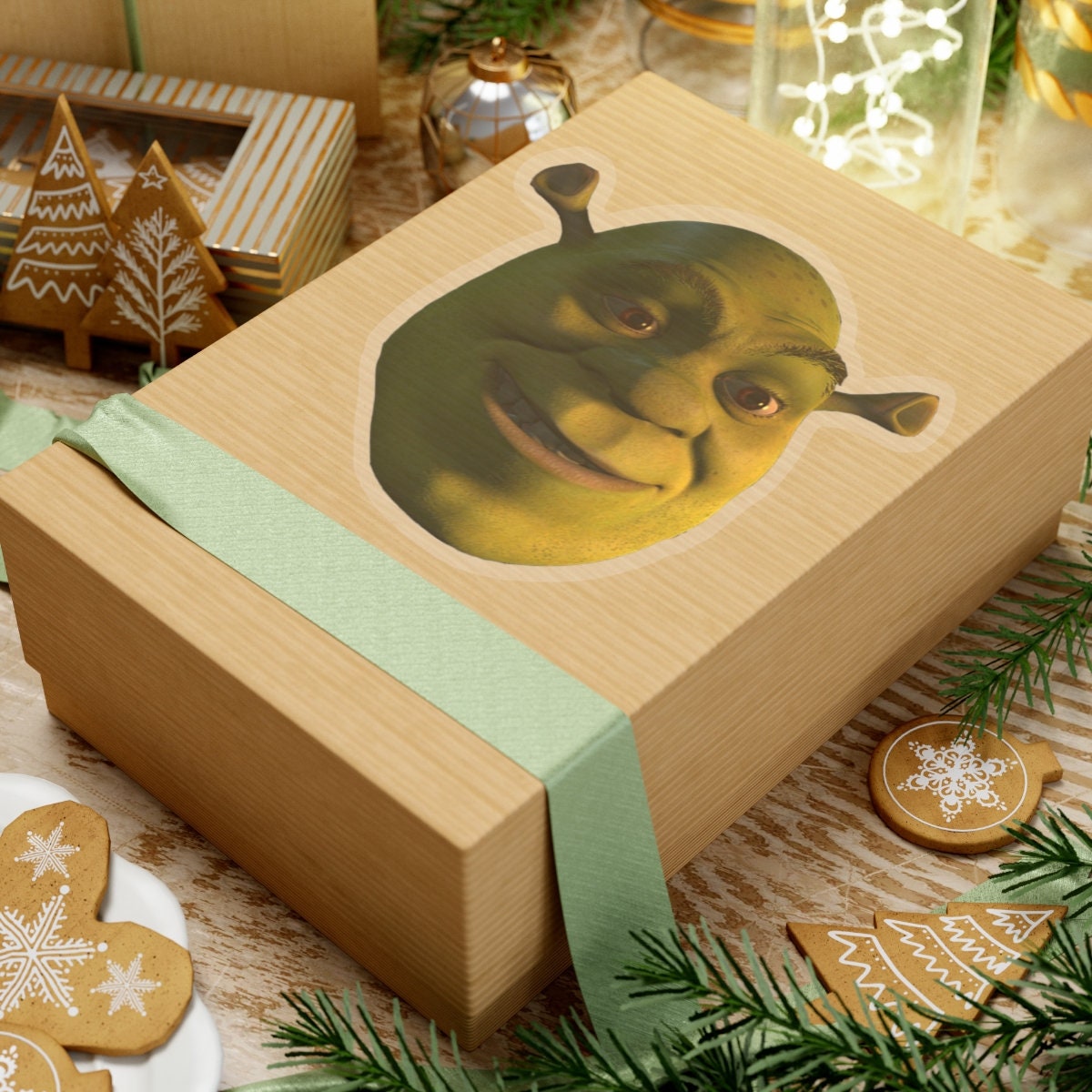 Shrek Sticker, Shrek Face, Funny Shrek Face Sticker, Shrek Gift, Shrek ...