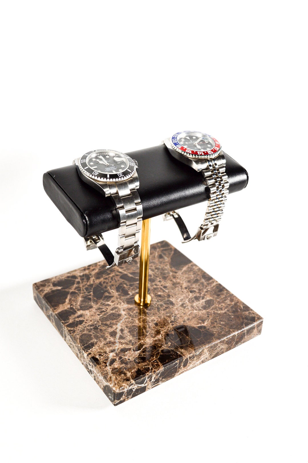 Watch Stand Marble - Marble Watch Stand - Emperador Brown Marble - Made ...