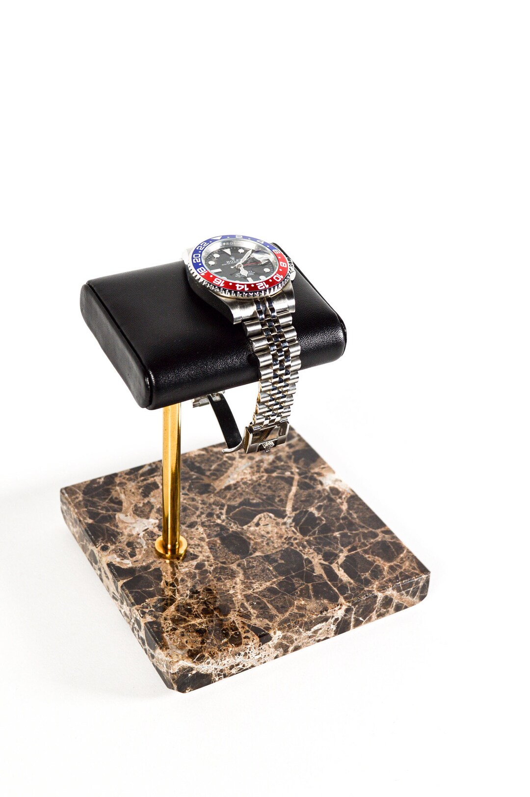 Watch Stand Marble Marble Watch Stand Emperador Brown Marble Made in ...