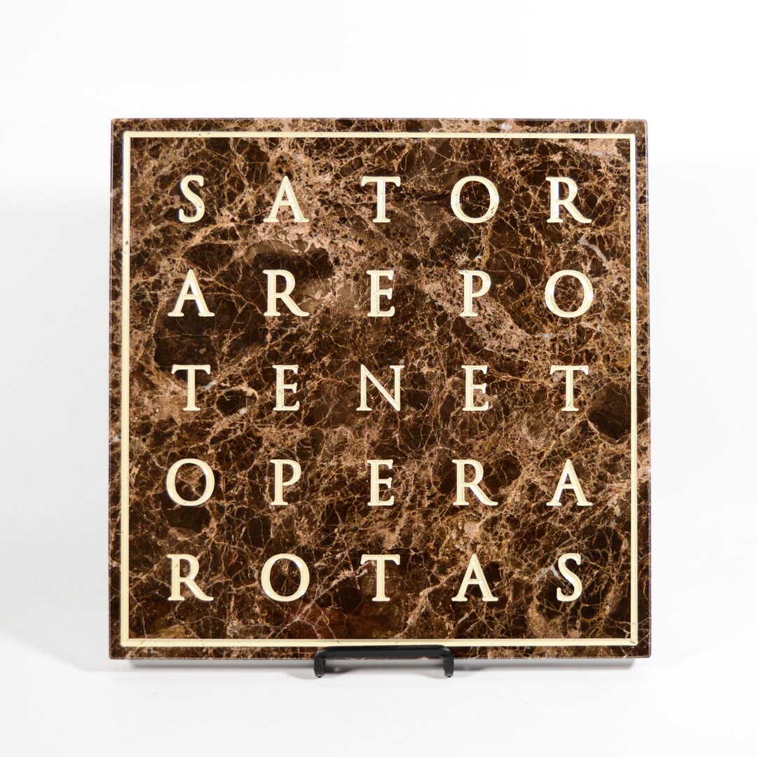 SATOR SQUARE - Famous Latin Palindrome - Etsy
