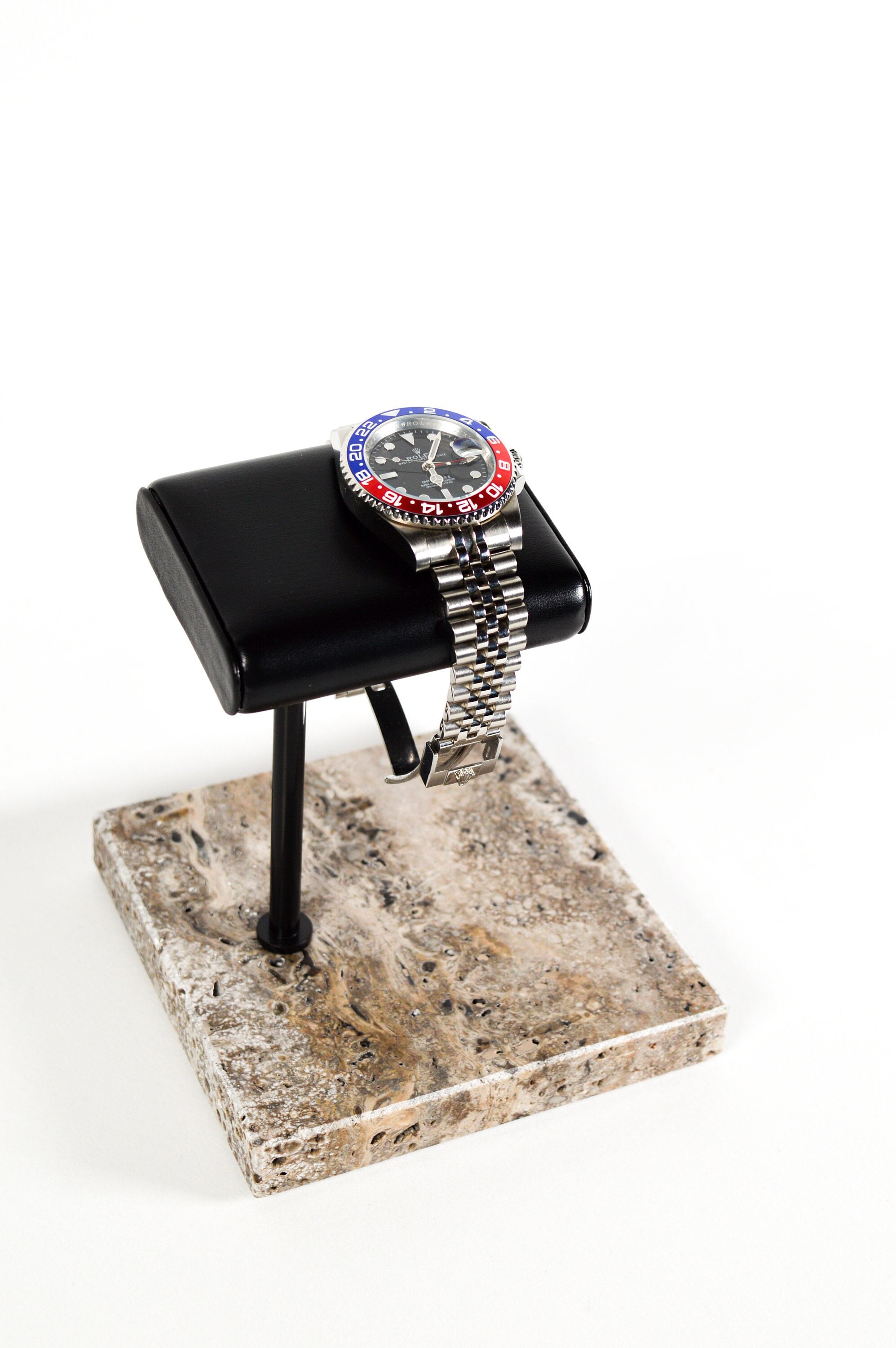 Watch Stand Marble - Marble Watch Stand - Travertine Silver Marble ...