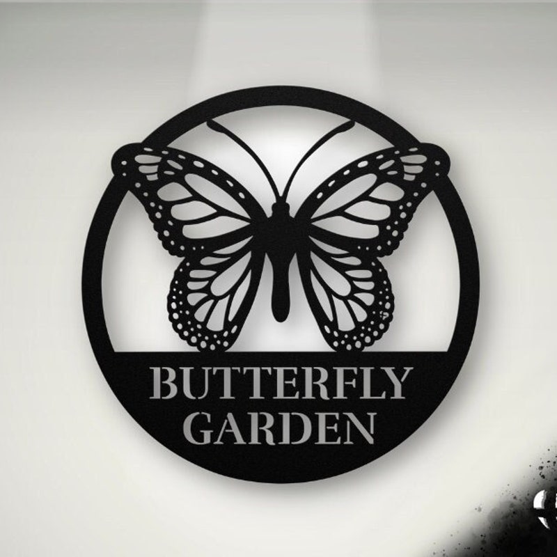 Butterfly Garden Sign - Etsy