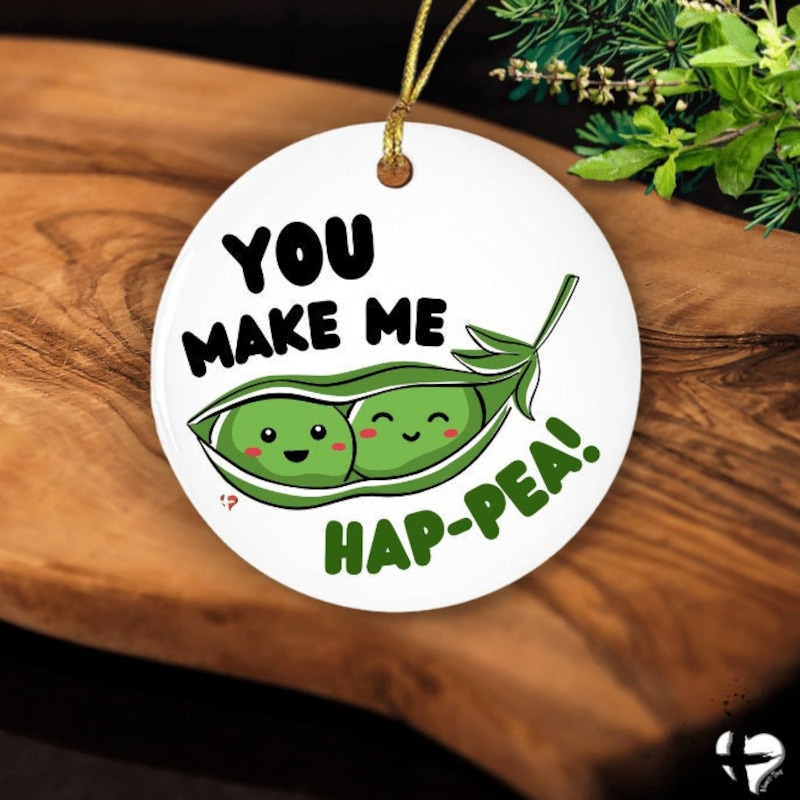 Pea Pod Ornament - Etsy