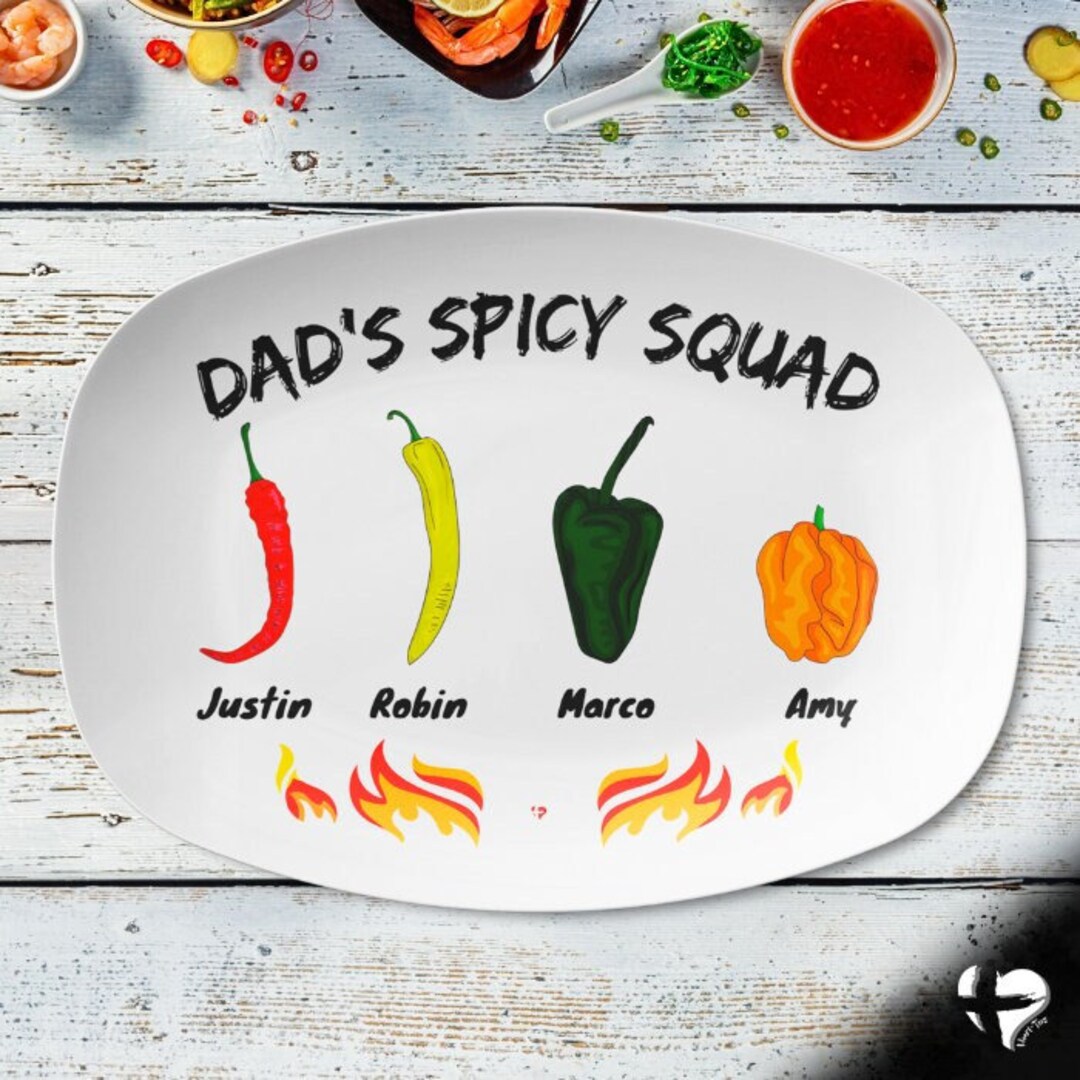 Keep It Spicy Serving Platter | Mom or Dad Gifts From Kids, Chili ...